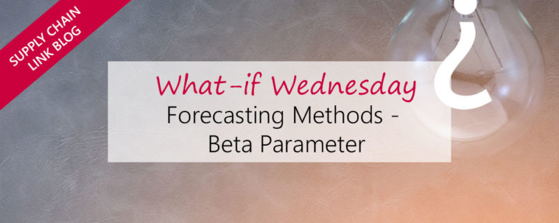 What-if Wednesday: Forecast Simulation – Changing The Beta Parameter in ...