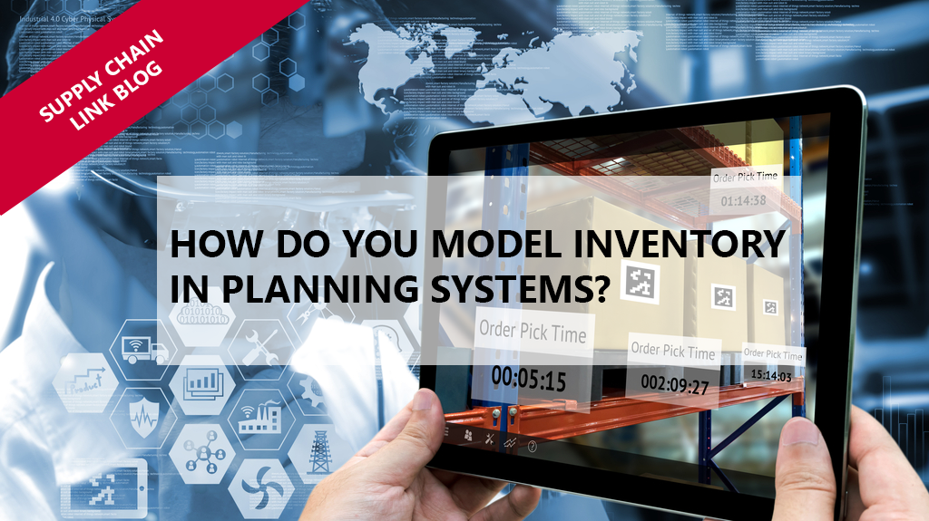 How do you model inventory in planning systems?