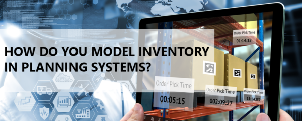 How do you model inventory in planning systems?